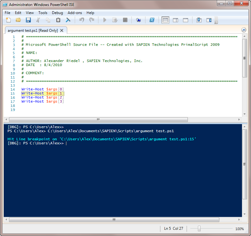 Another Powershell V3 Breakpoint Bug Updated Sapien Blog