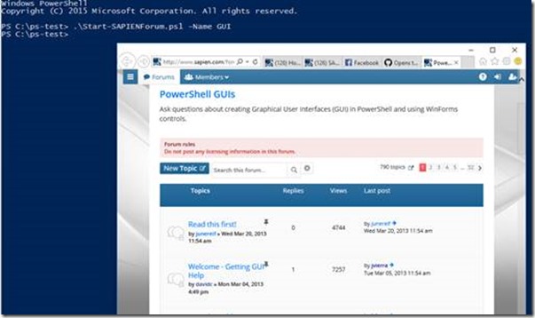 Open A Sapien Forum From Powershell Sapien Blog