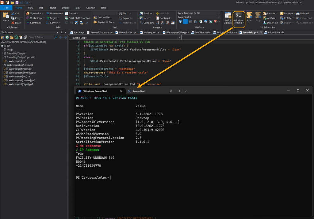 Primalscript And Windows Terminal Sapien Blog